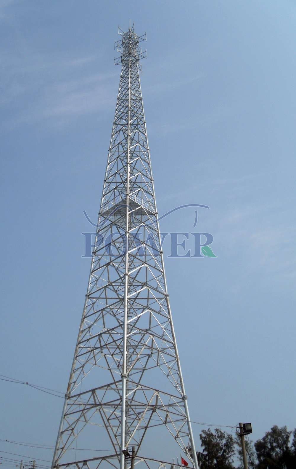 Galvanized Self Supporting Telecom Tower Angular Angle Steel Q345 Q235 ...